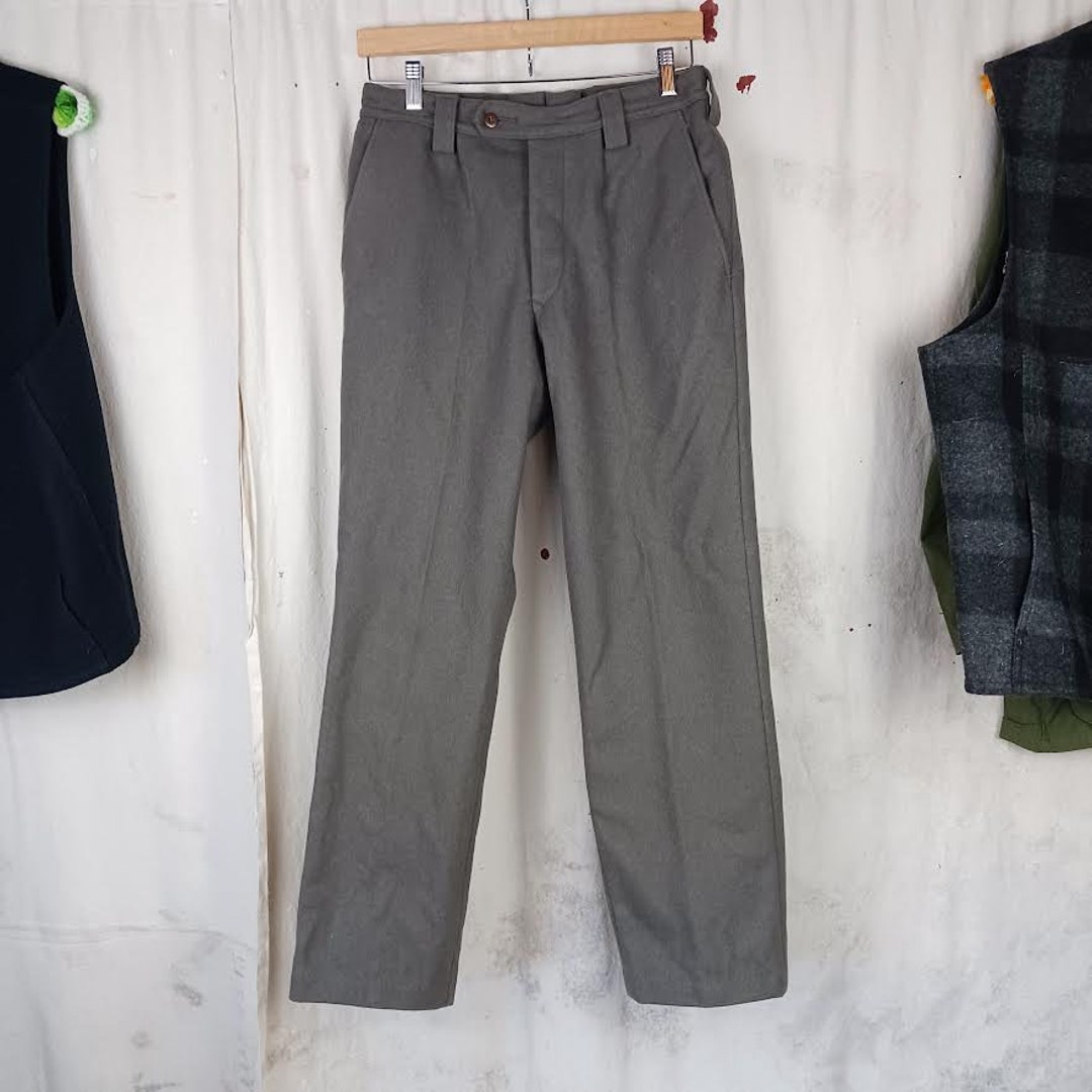 Vintage Thick Wool Military Pants Women's Size Small - Etsy