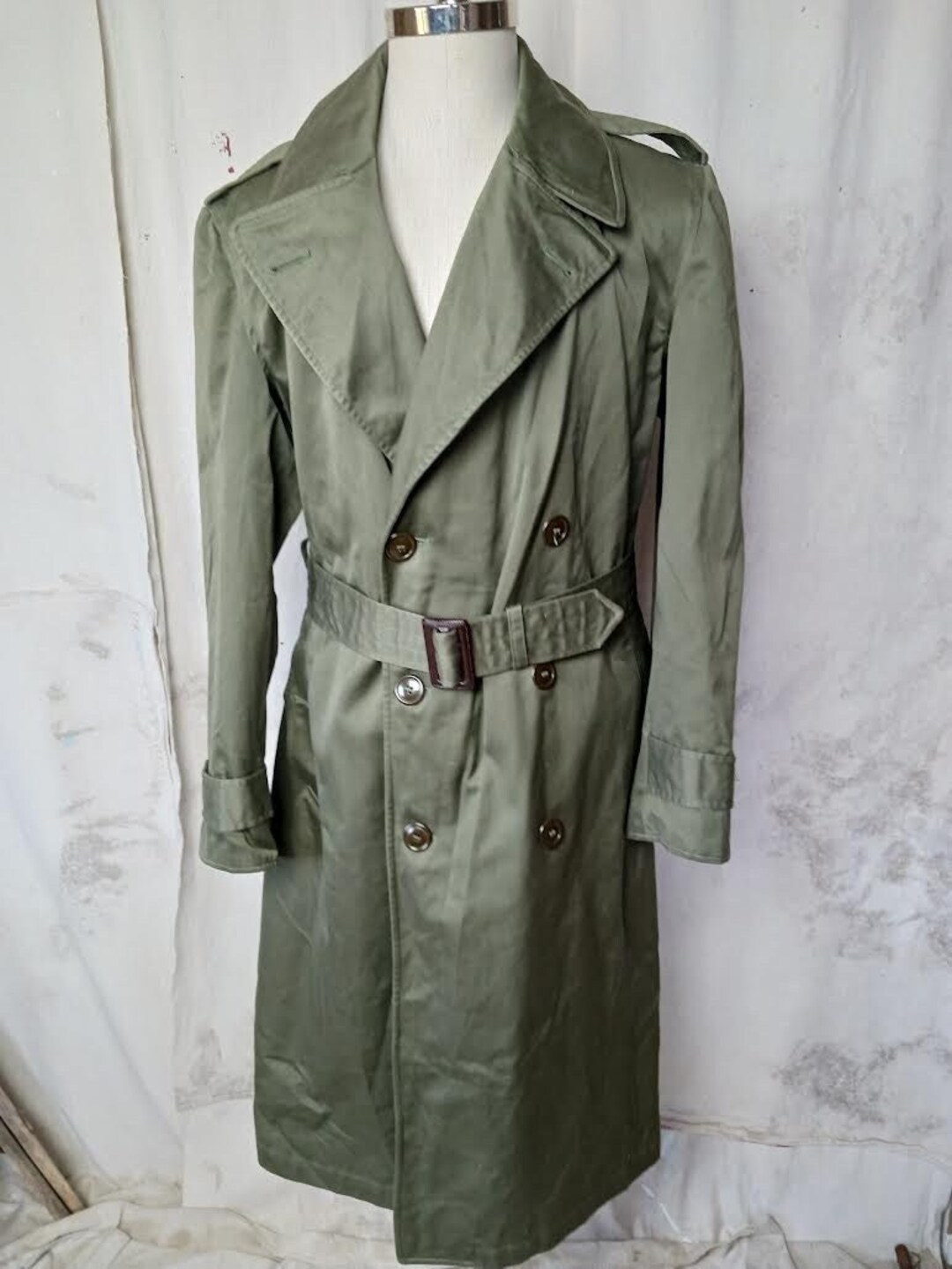 Vintage US Army Overcoat From 1951 Men's Size Medium - Etsy