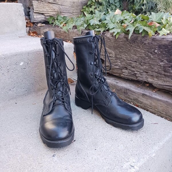 90s Combat Boots - Etsy