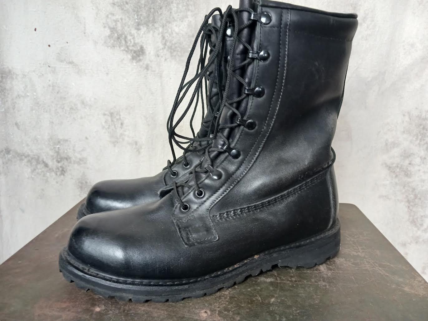 Black Military Combat Boots