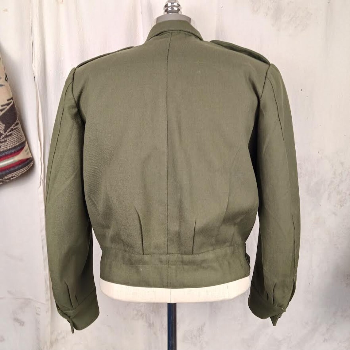 Vintage Wool Military Jacket 1971 Men's Size Small - Etsy