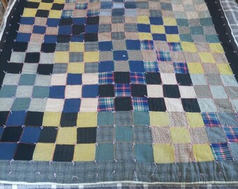 Antique Wool Quilt | Etsy