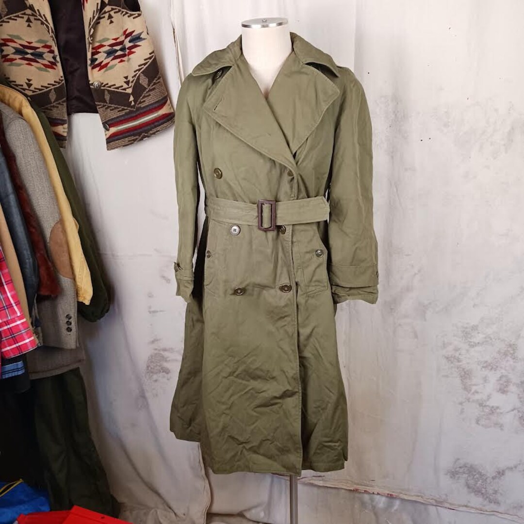 Very Rare Wwll US Army Overcoat With Wool Lining and Hood Women's Size ...
