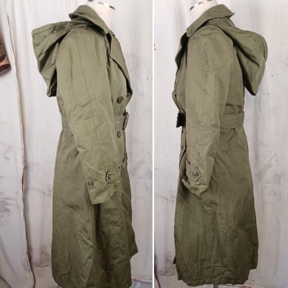 Very Rare WWll US Army Overcoat With Wool Lining And … - Gem