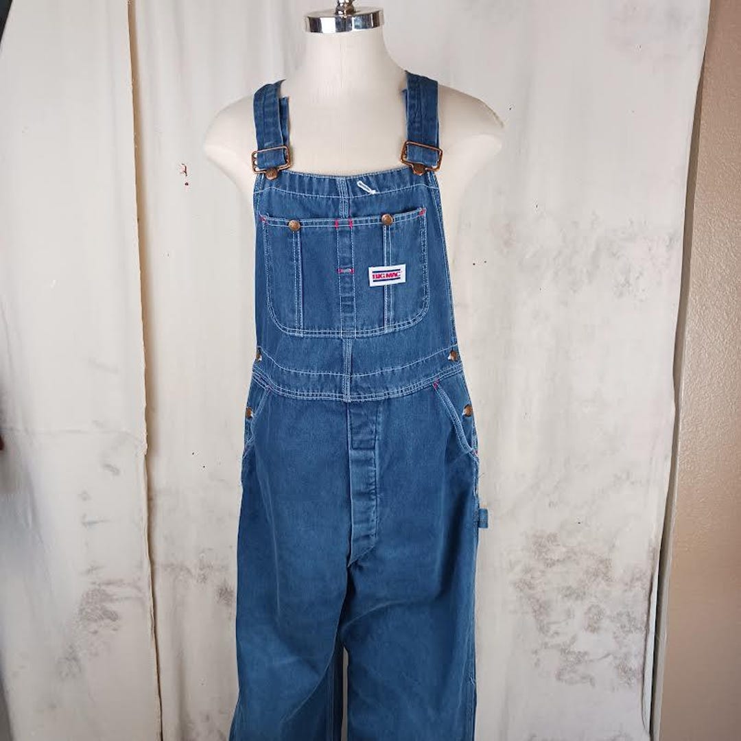 Vintage Big Mac Blue Denim Overalls Made in the USA Men's Size Large - Etsy