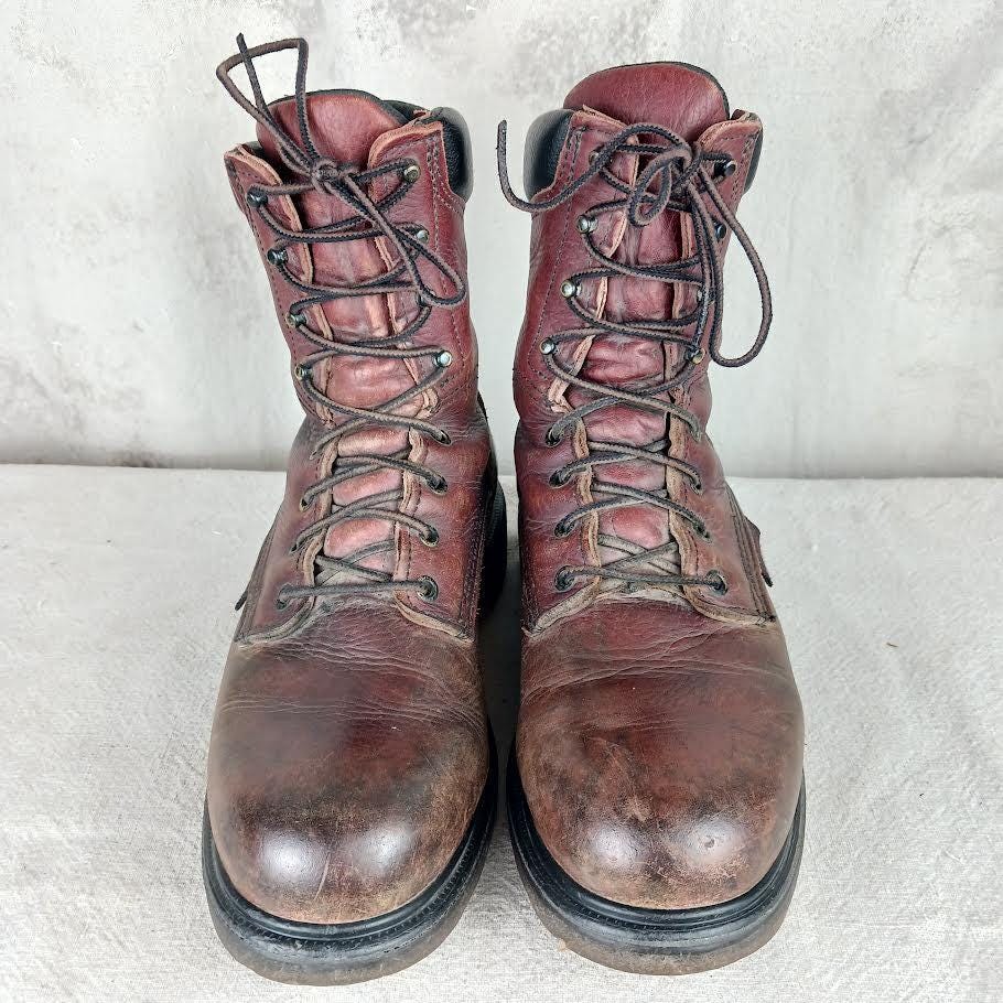 Red Wing Leather Work Boots Union Made in the USA Men's Size 9 - Etsy