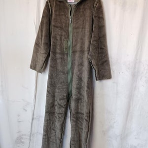 Union Suit One Piece Long John Onesie Underwear Fleece German Military ...