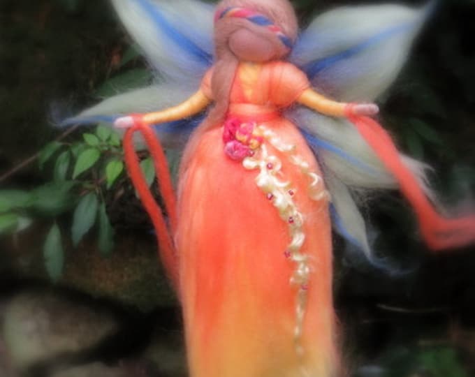 MARA Guardian Angel Waldorf Inspired Felted | Etsy