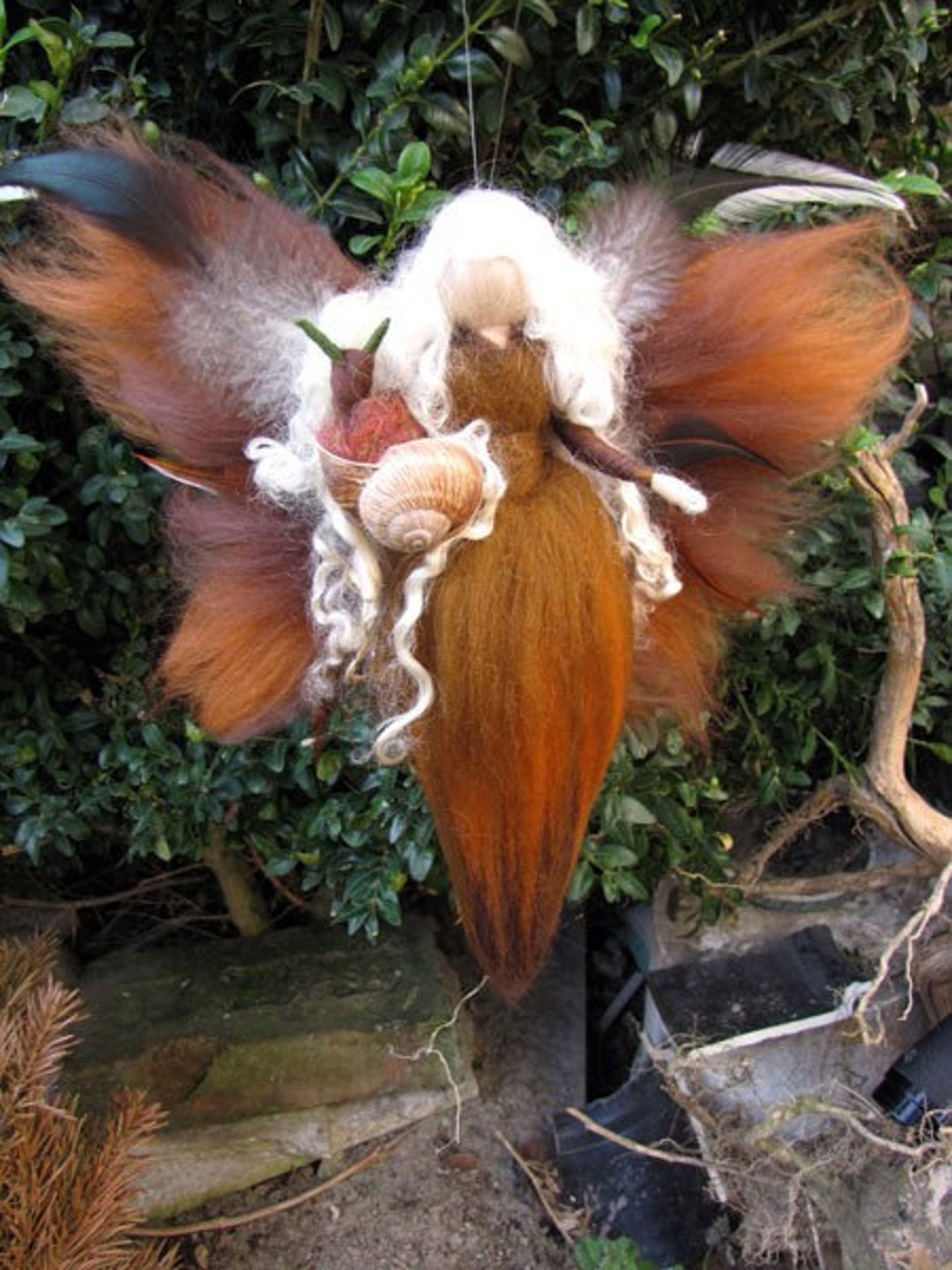 Needle Felted Wool Fairy, Nature Fairy, Waldorf Inspired Fairy Doll - Etsy