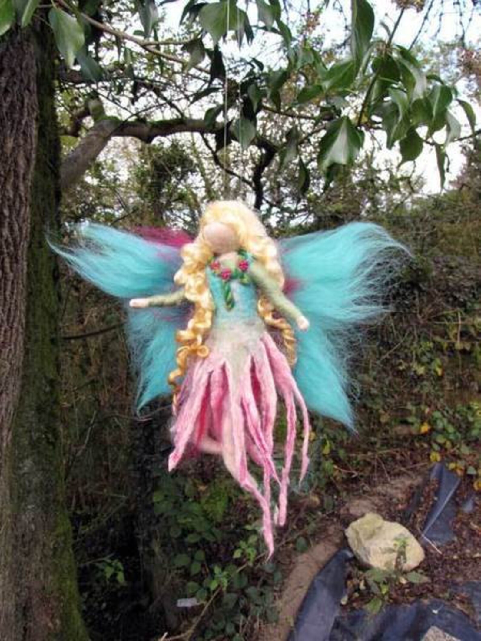 YAARI Wet and Needle Felted Wool Fairy, Waldorf - Etsy