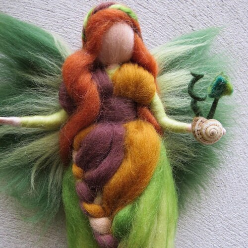 Witch IVY Waldorf Inspired Felted Doll - Etsy