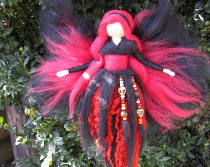 Needle Felted Wool Fairy, Guardian Fairy, Waldorf Inspired Fairy Doll ...
