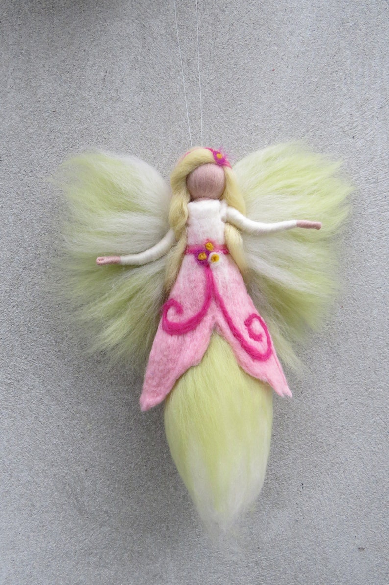 Angel of Hope waldorf inspired wool angel felted | Etsy