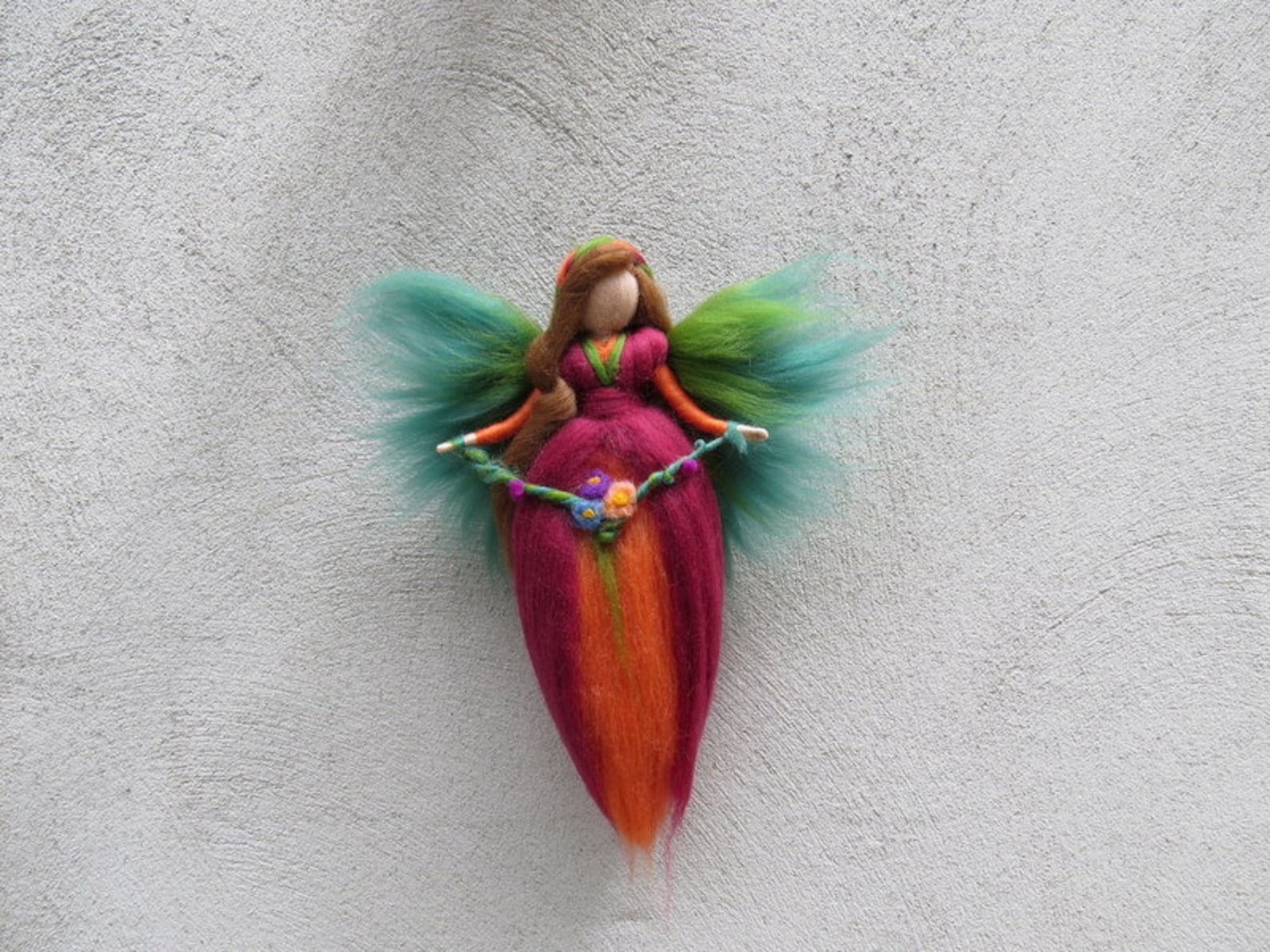 Lucia Blumen Fee, Jahreszeitentisch, Wolle - Etsy.de