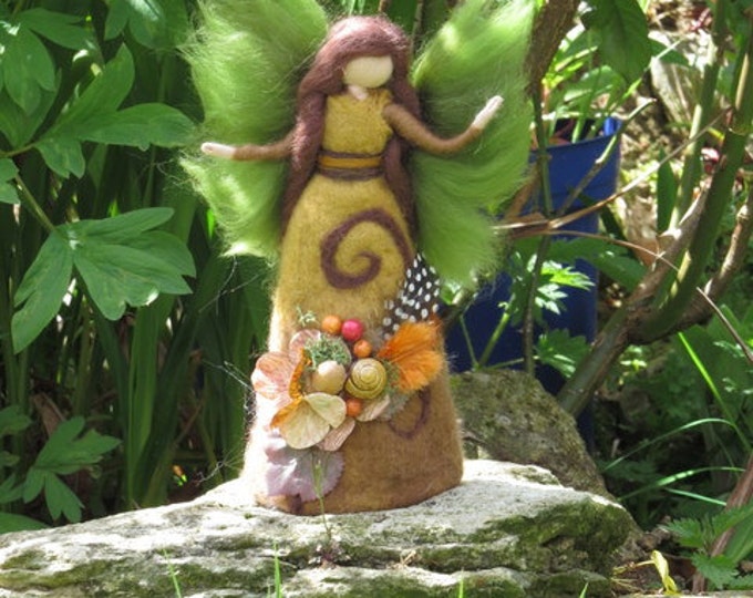 Ariyah Nature Fairy, Waldorf Inspired Fairy Doll, Wet and Needle Felted ...