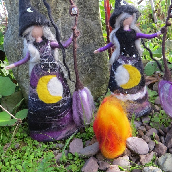 Needle Felted Witch - Etsy