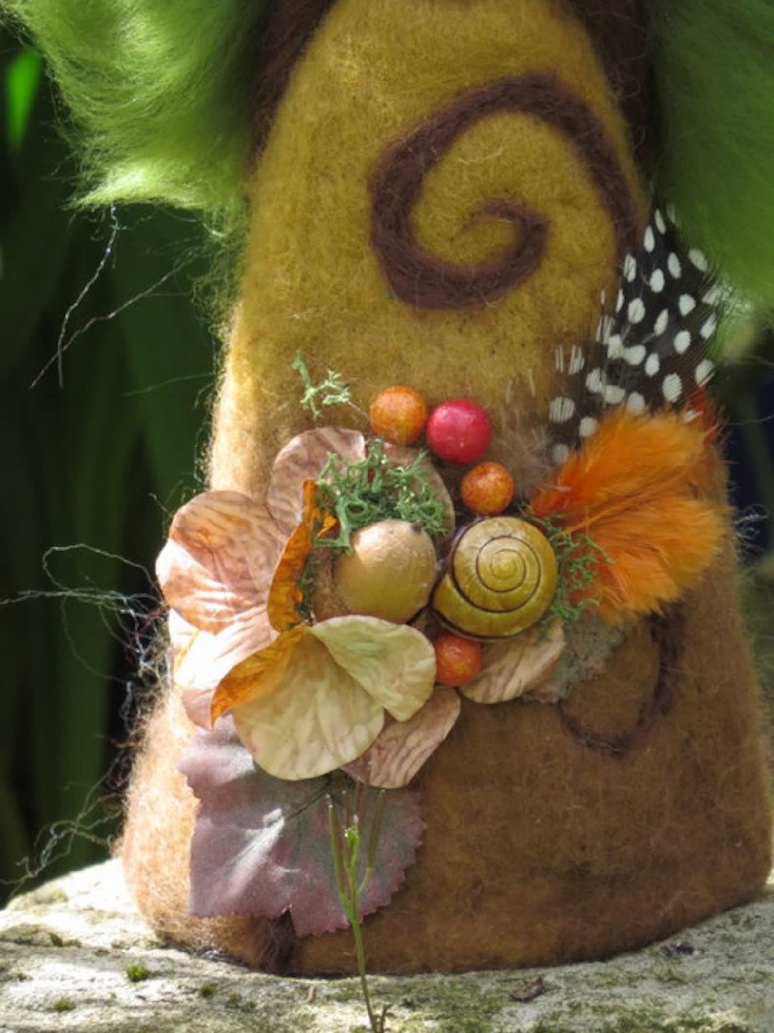 Ariyah Nature Fairy, Waldorf Inspired Fairy Doll, Wet and Needle Felted ...