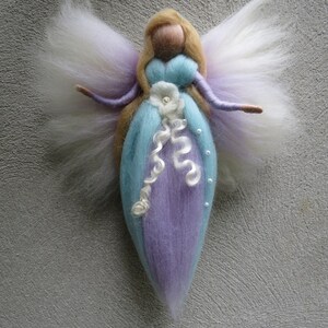 Vroni Needle Felted Wool Angel, Waldorf Inspired Fairy Doll, Wool ...