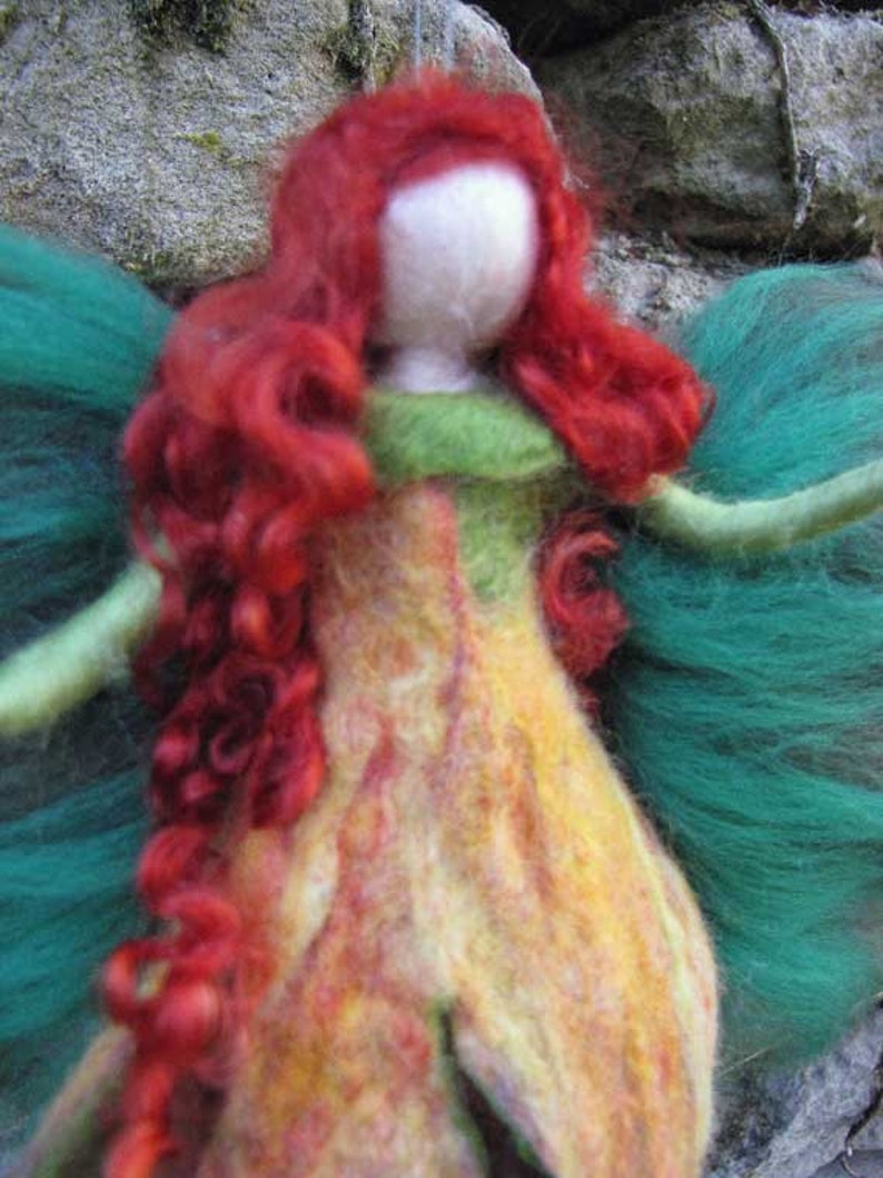 DEIRDR Needle Felted Wool fairy Irish nature fairy | Etsy