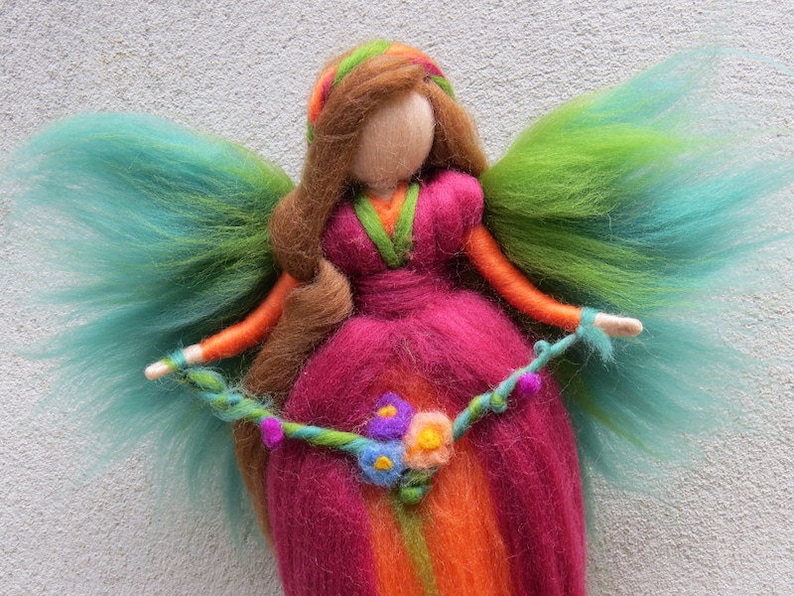 Lucia Blumen Fee, Jahreszeitentisch, Wolle - Etsy.de