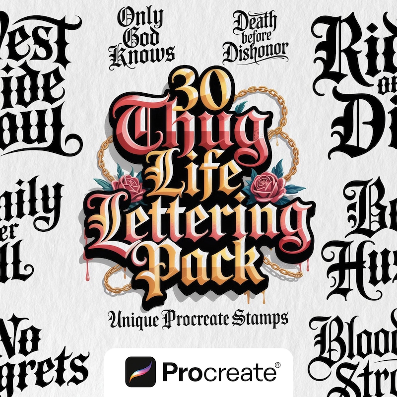 Gangster Fonts - Etsy