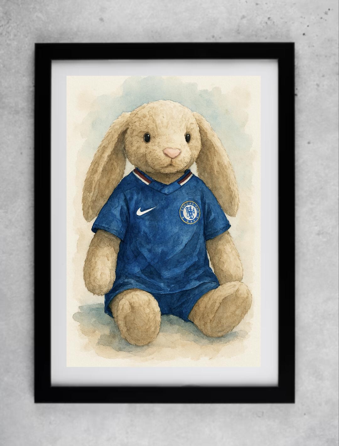 Jellycat Inspired Chelsea Football Club Bunny Poster / Print - Etsy