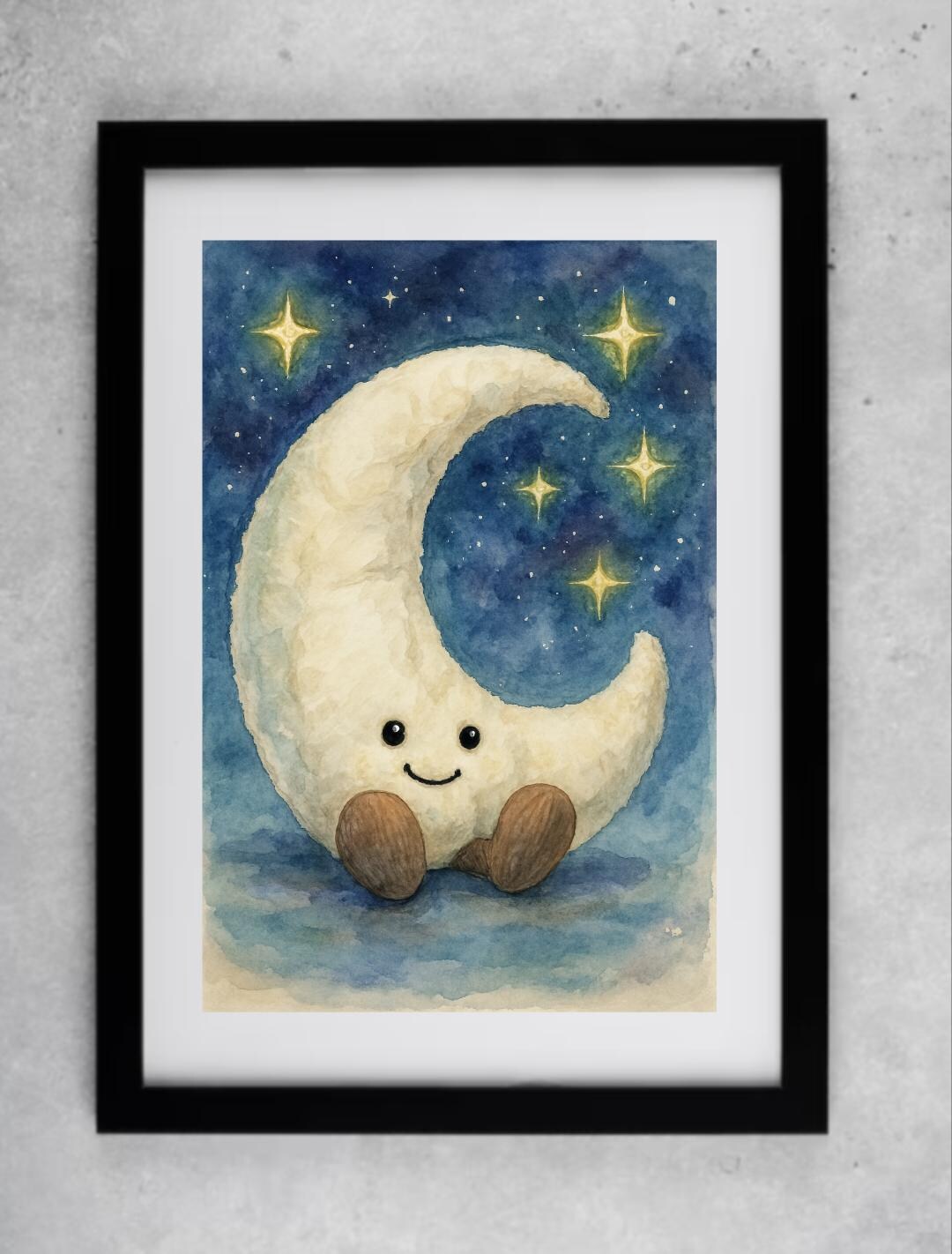 Jellycat Inspired Moon Poster / Print - Etsy