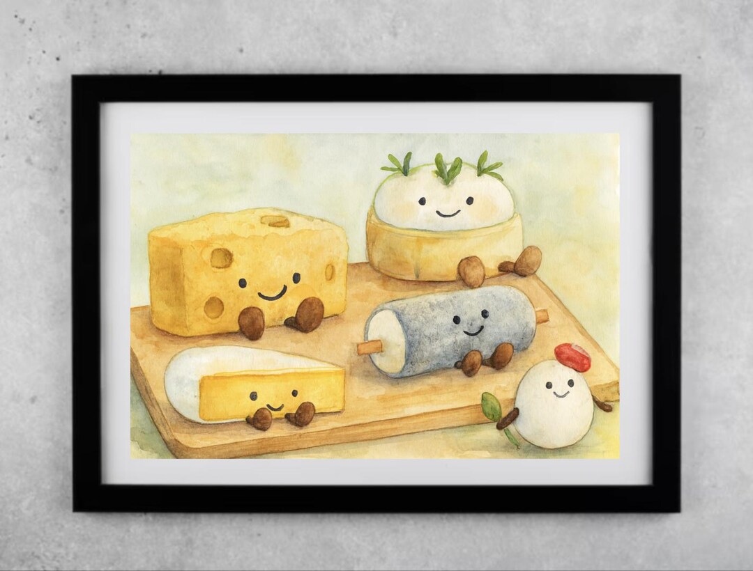 Jellycat Inspired Cheese Poster - Etsy