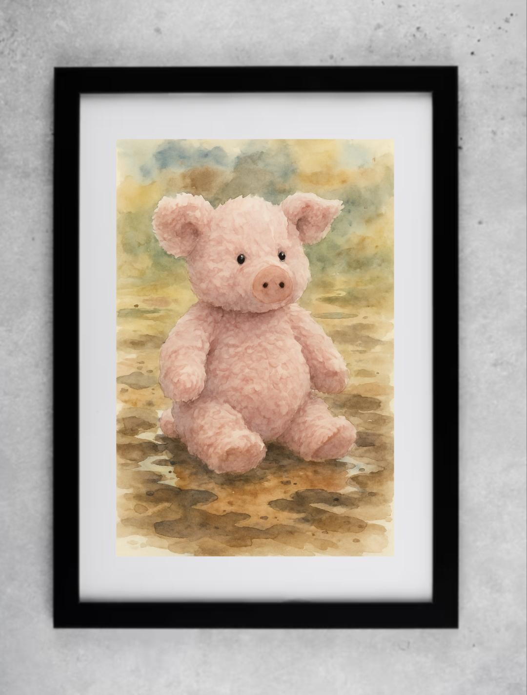 Jellycat Inspired Pig Poster / Print - Etsy