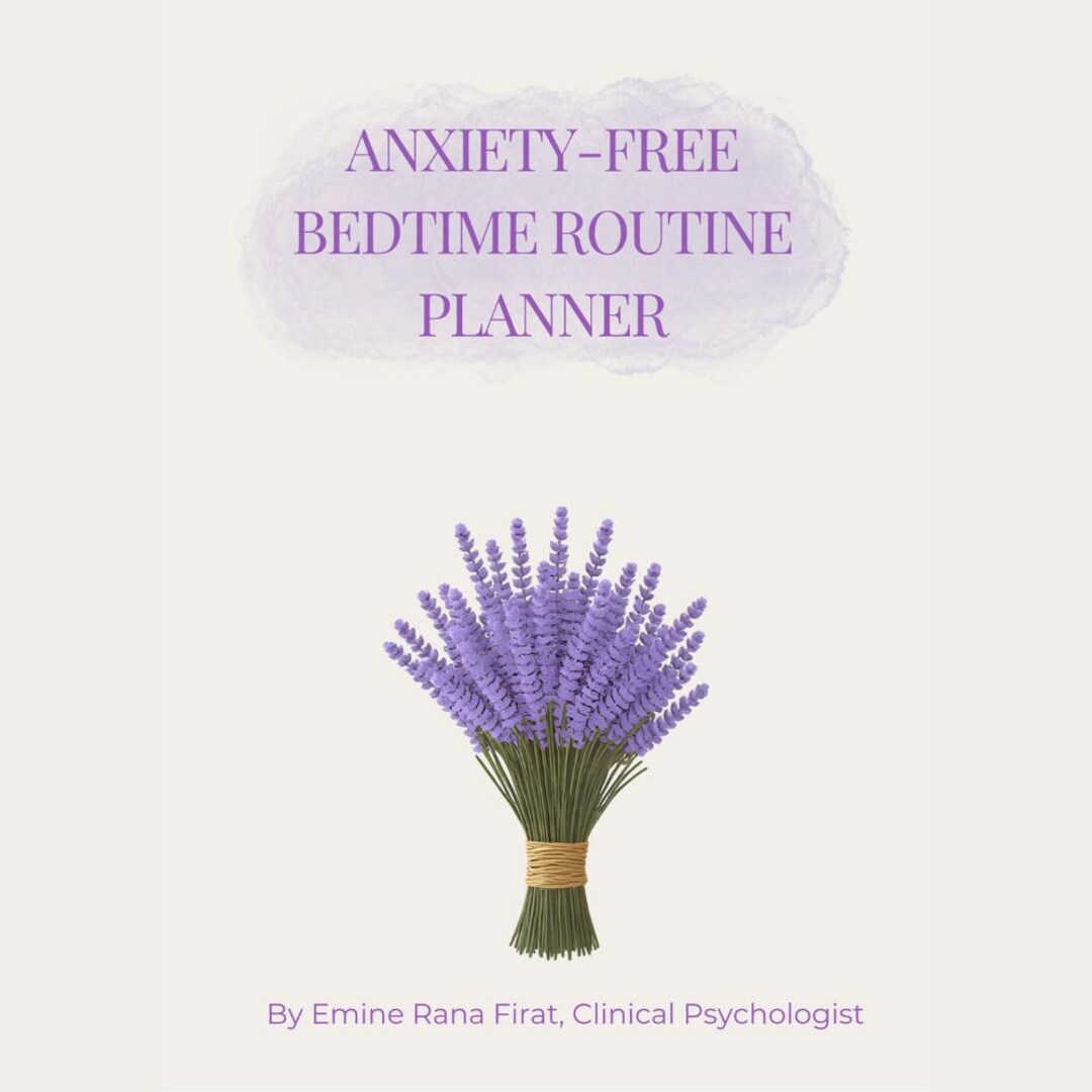 Anxiety-free Bedtime Routine Planner | Sleep & Overthinking Workbook - Etsy