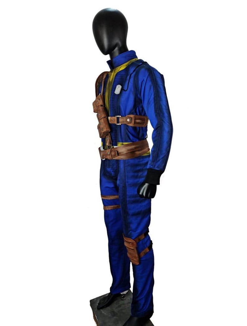 Fallout Inspired Vault Suit Cosplay: Post-apocalyptic Wasteland Costume ...