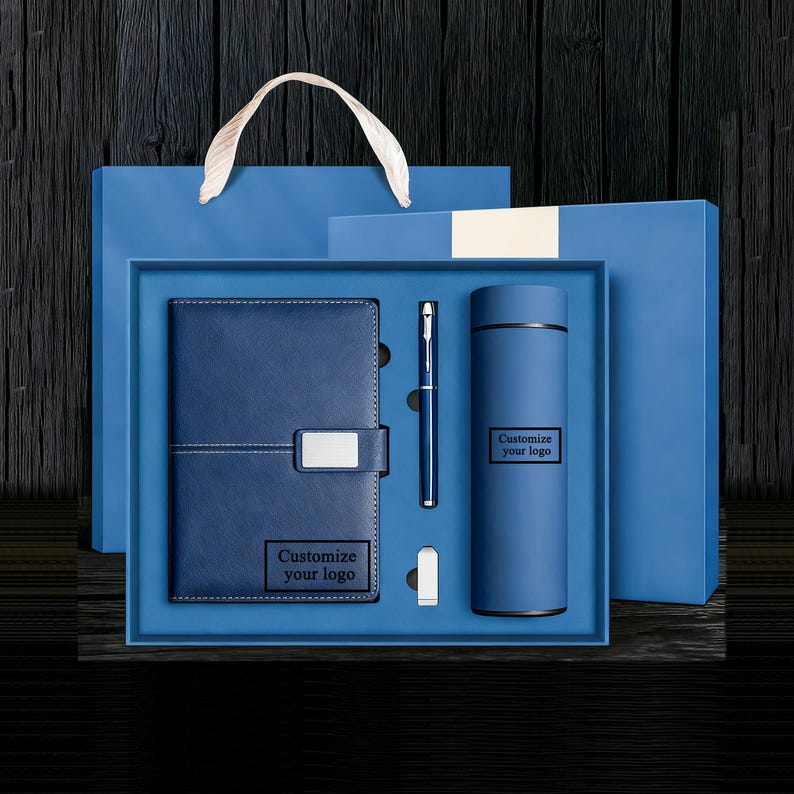 Custom Logo Notebook Gift Set | Personalized Corporate Journal, Pen ...