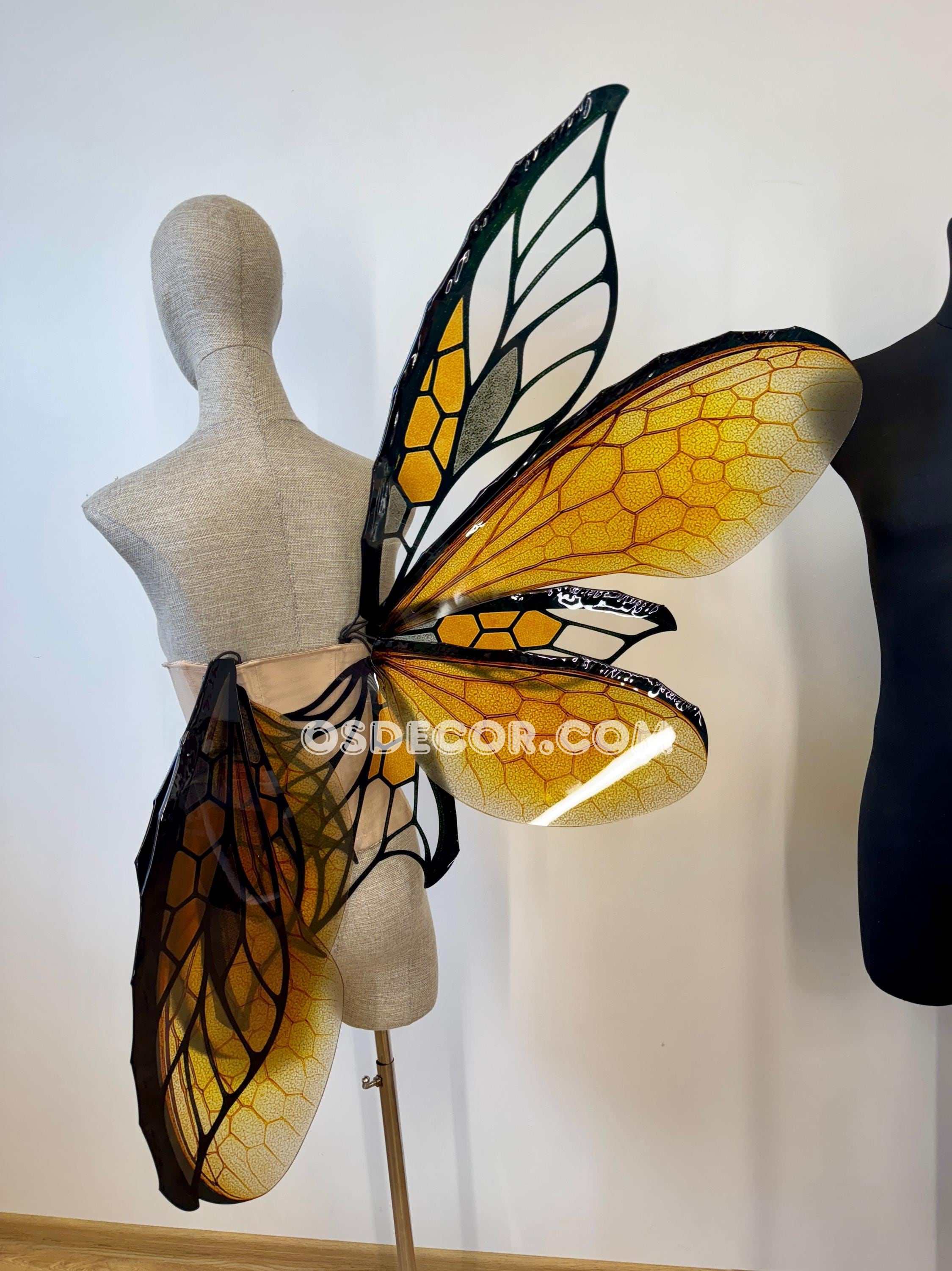 Yellow Honeycomb Bee Fairy Wings - Etsy