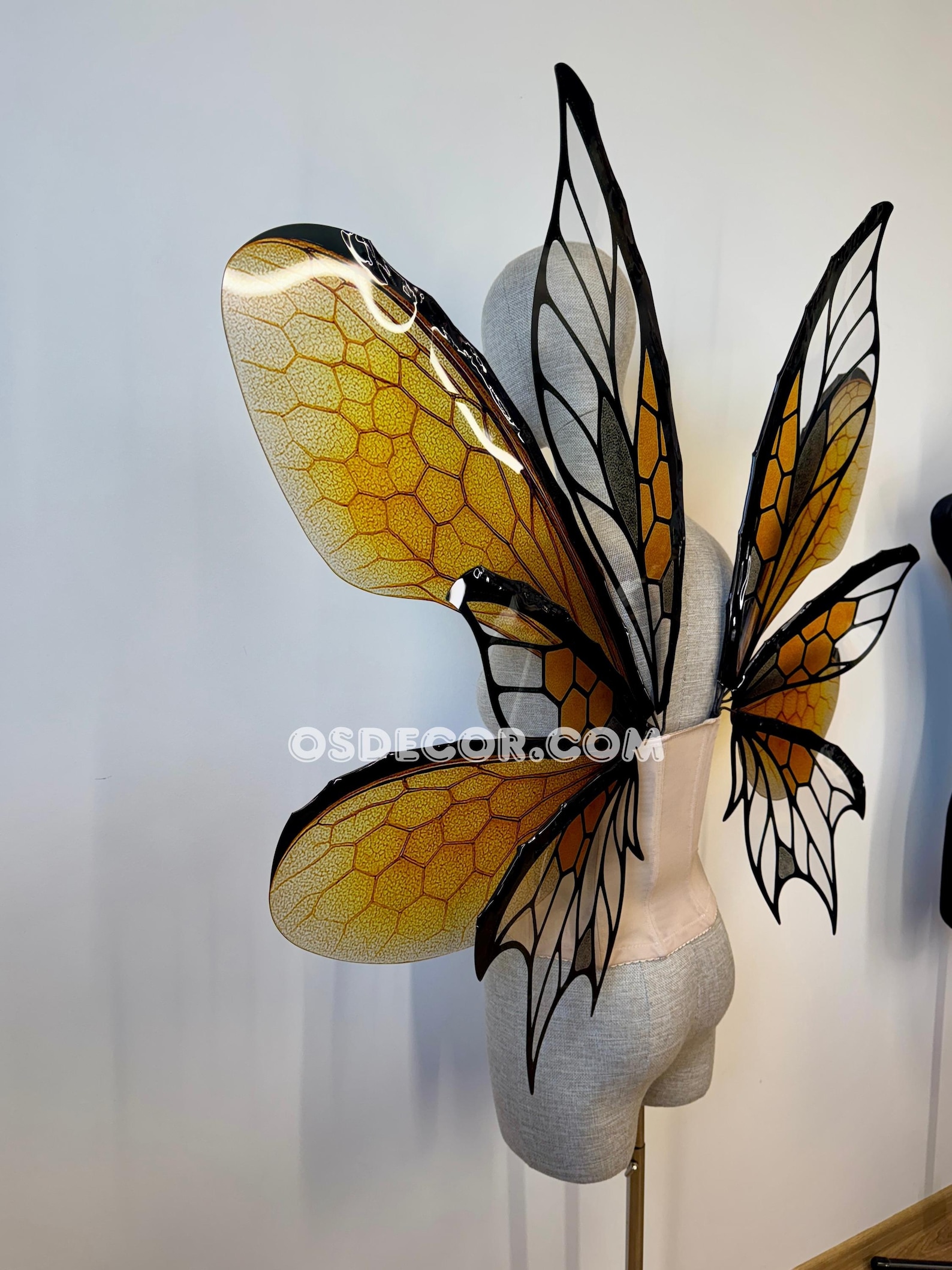 Yellow Honeycomb Bee Fairy Wings - Etsy