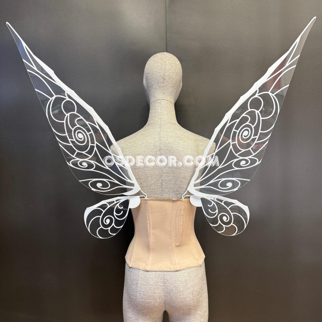 White Transparent Fairy Elf Wings - Etsy