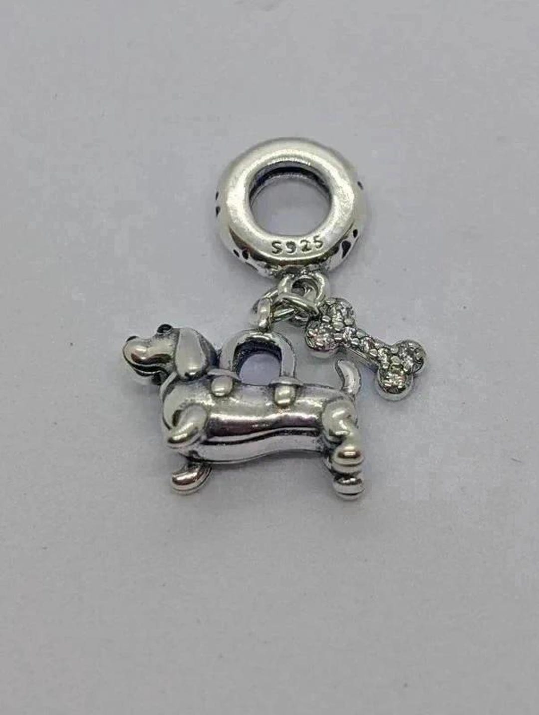 Dachshund Sausage Dog Charm 925 Sterling Silver | Pandora Compatible ...