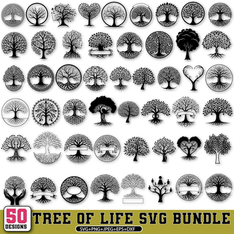 Heart Tree Monograms - Etsy UK