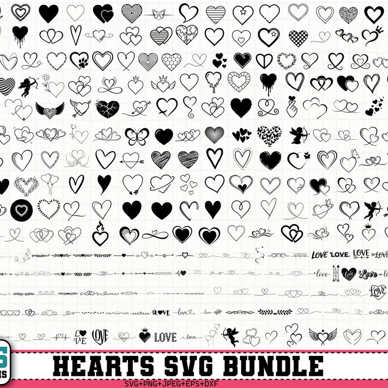 Valentine Wreaths Svg - Etsy