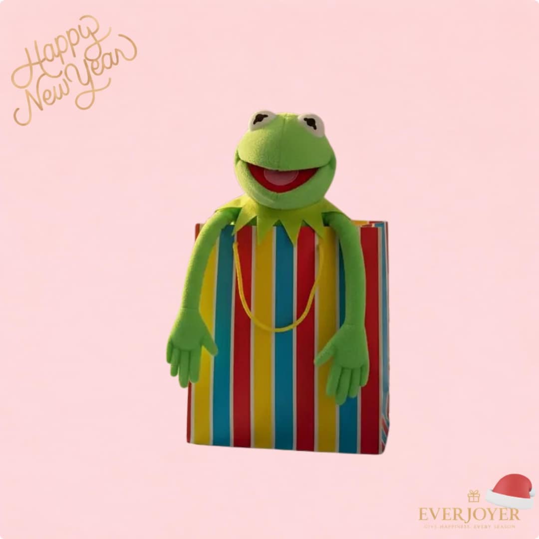 Kermit Hand Puppet Plush Toy, Funny Talking Frog Doll - Etsy