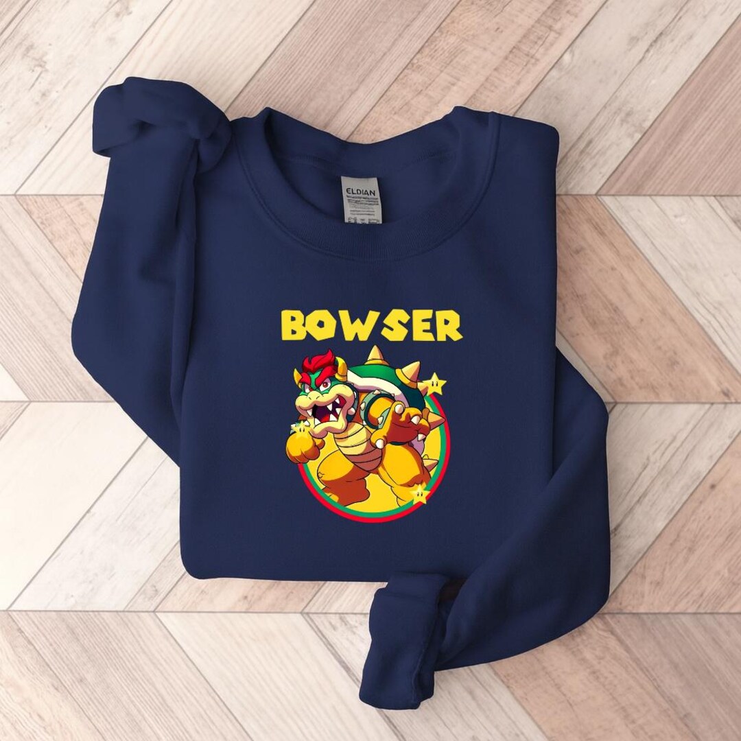 Bowser Sweatshirt, Mario Family Sweatshirt, Mario Birthday Sweater ...