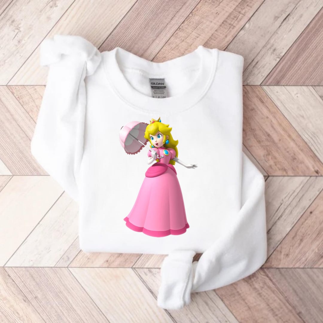 Princess Peach Sweatshirt, It’s Peach Time T-shirt, Super Mario ...