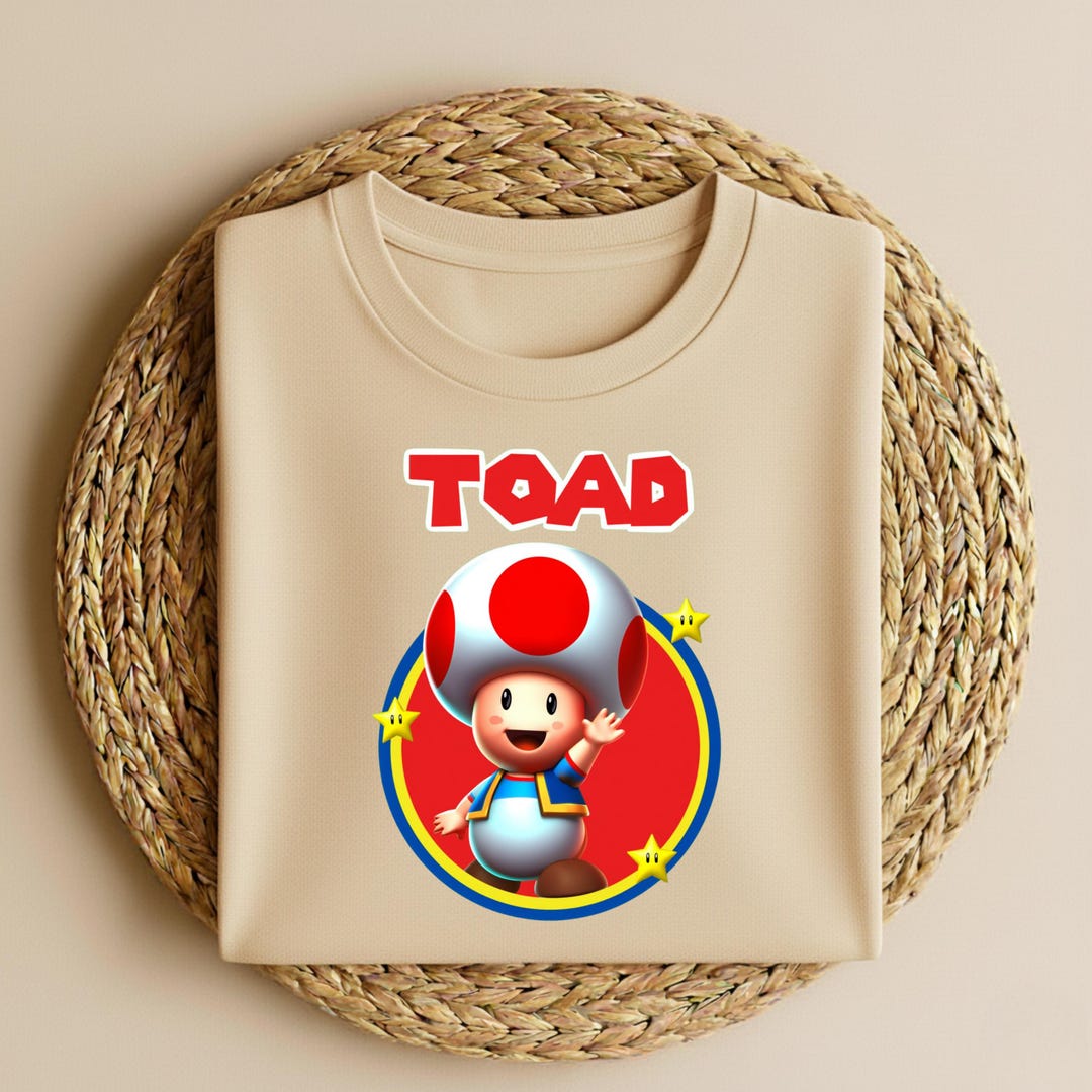 Toad Shirt, Super Mario Shirt, Mario and Friends Shirts, Super Mario ...
