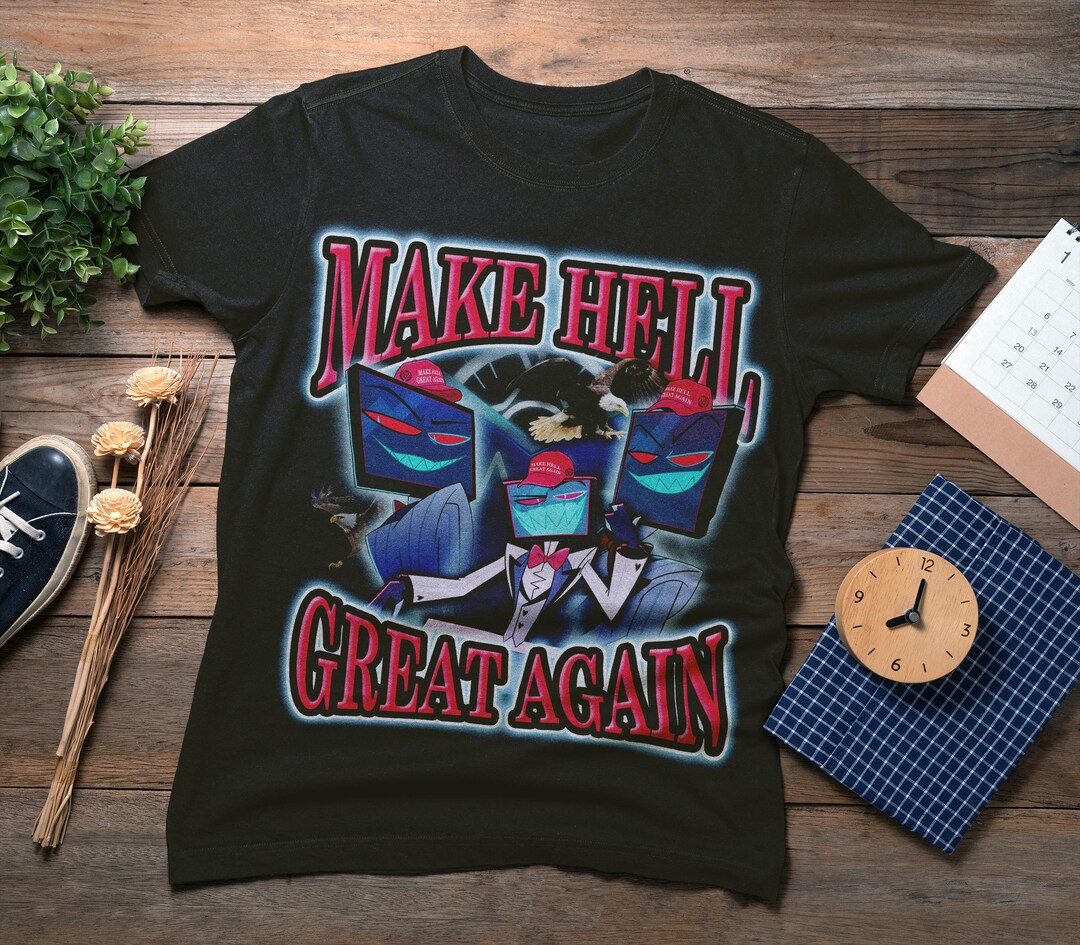 Hazbin Hotel Vox T-shirt - Make Hell Great Again - Etsy