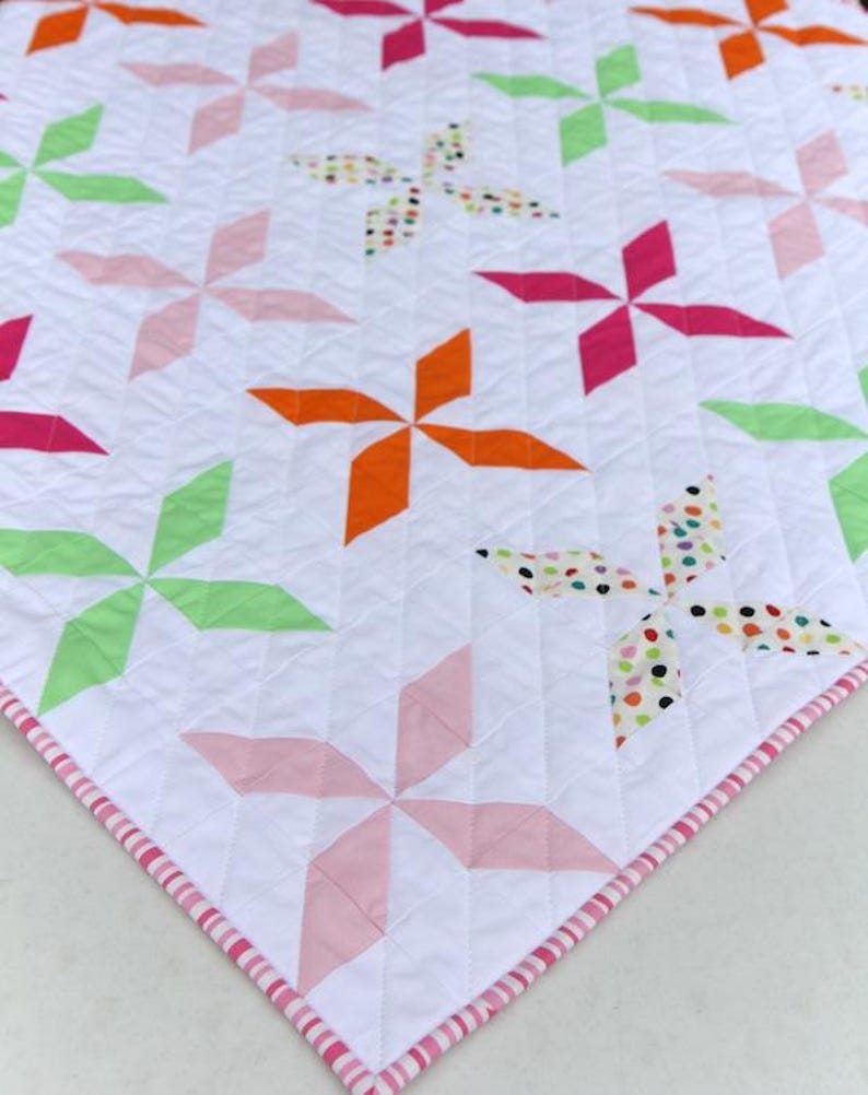 Pinwheel Quilt Digital PDF Pattern - Etsy