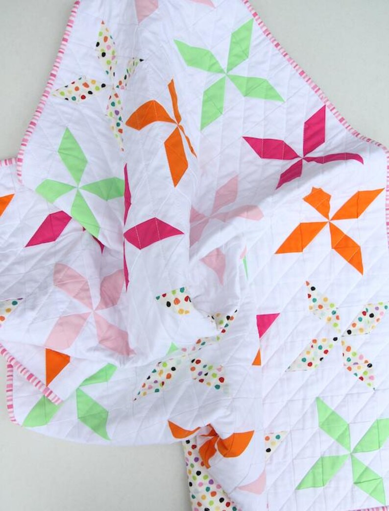 Pinwheel Quilt Digital PDF Pattern - Etsy