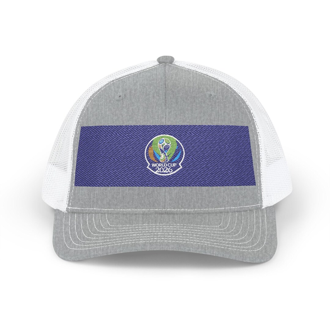 Earth Globe Crest Patch Trucker Cap | Embroidered Snapback - Etsy