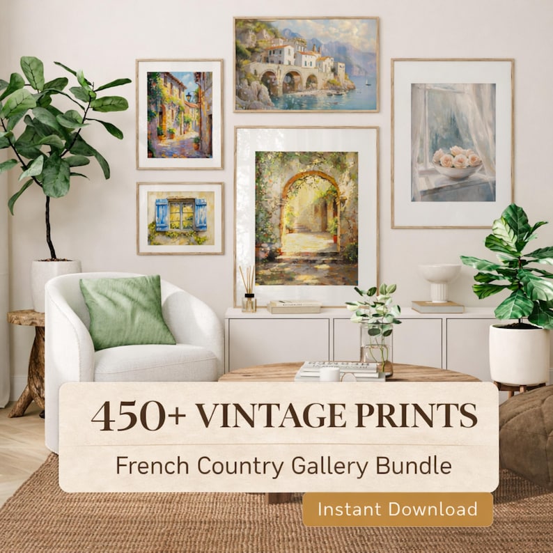 French Country Decor, 450+ Gallery Wall Prints, Cottage Core Gallery ...