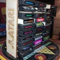 Atari 2600 Cartridge Organizer Storage Tray / Game Holder / Custom 3D ...