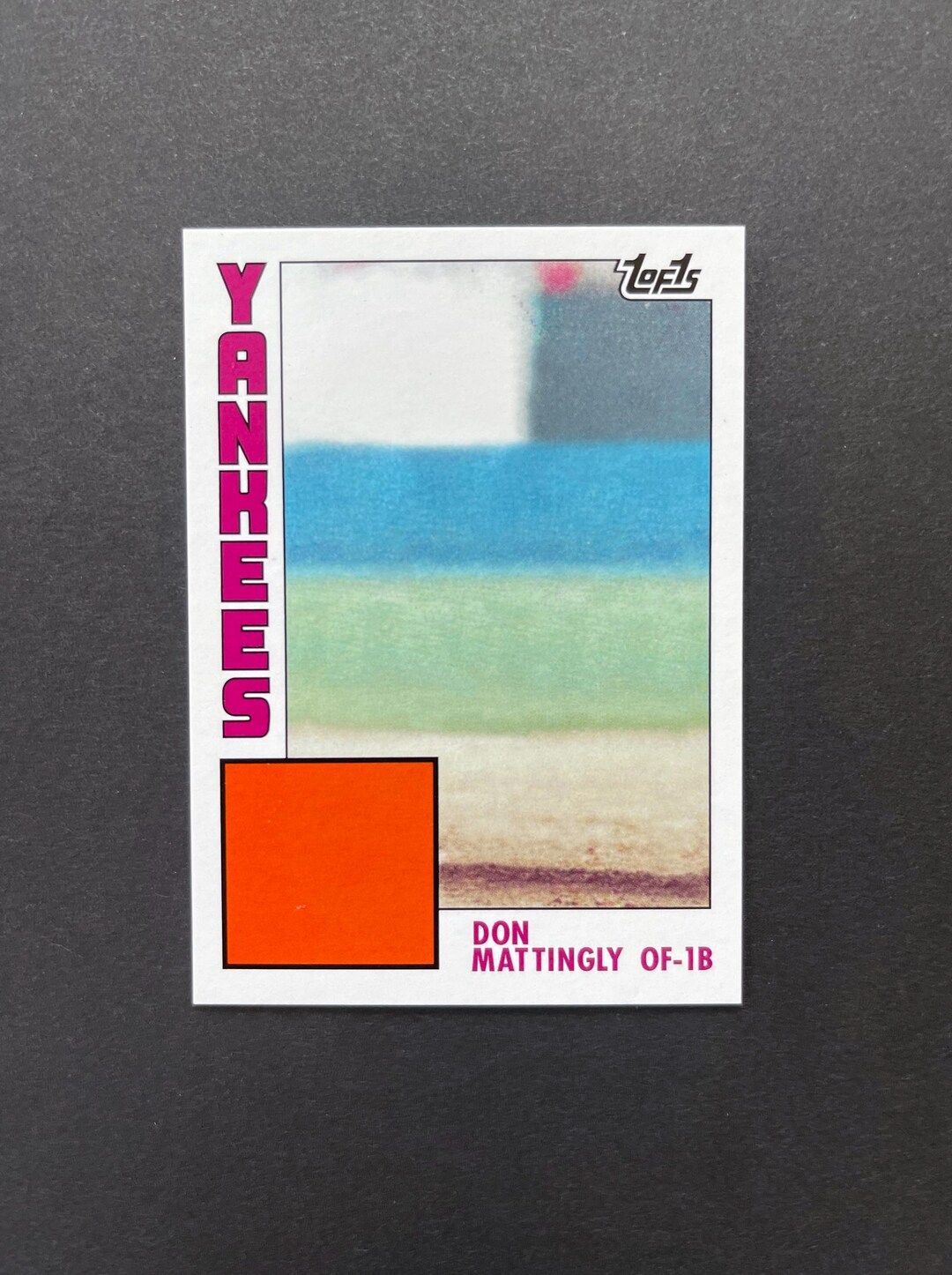 Blank Don Mattingly 1984 Rookie Art Baseball Card Artwork - Etsy