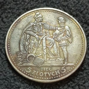 Coin 5 Zlotych 1925 Poland, Second Republic - Vintage Central European ...